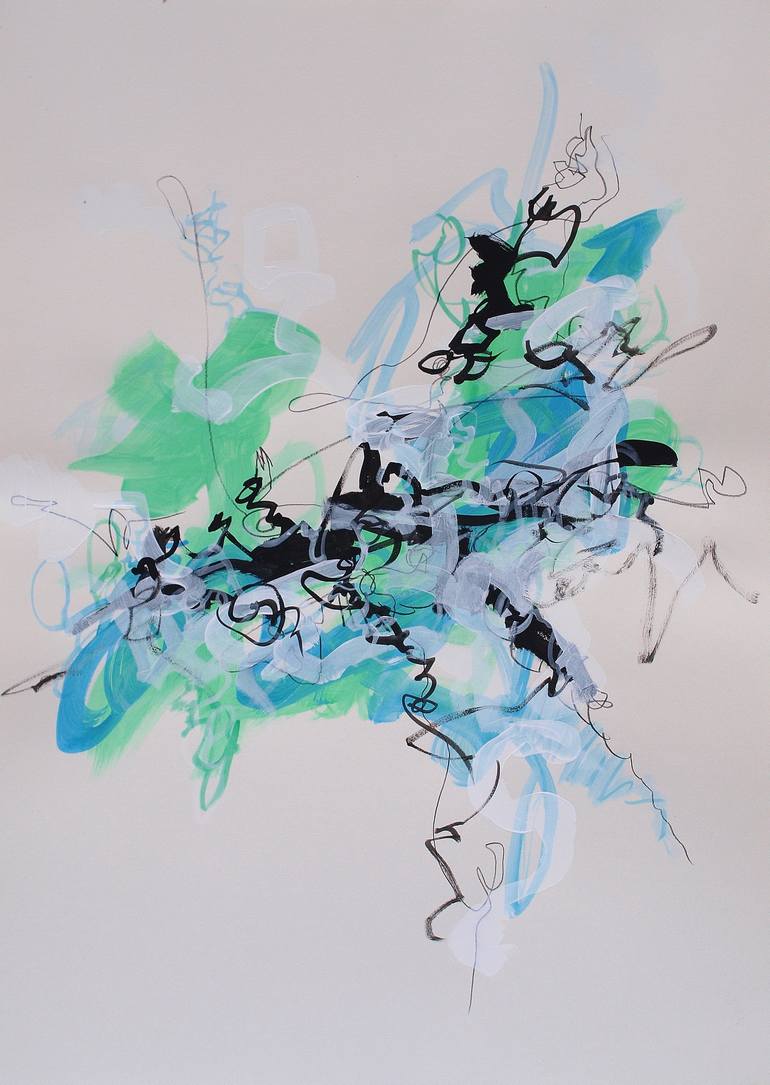 Arms in a Disarray Painting by Made in Germany | Saatchi Art