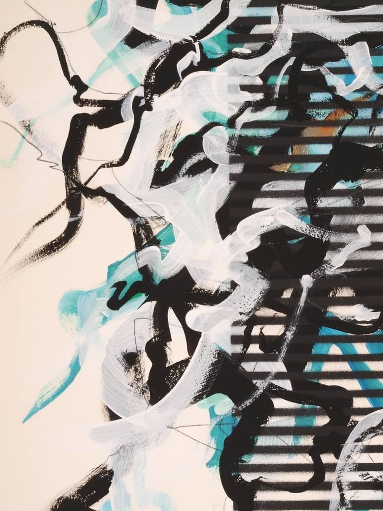 A pause between the wars Painting by Made in Germany | Saatchi Art