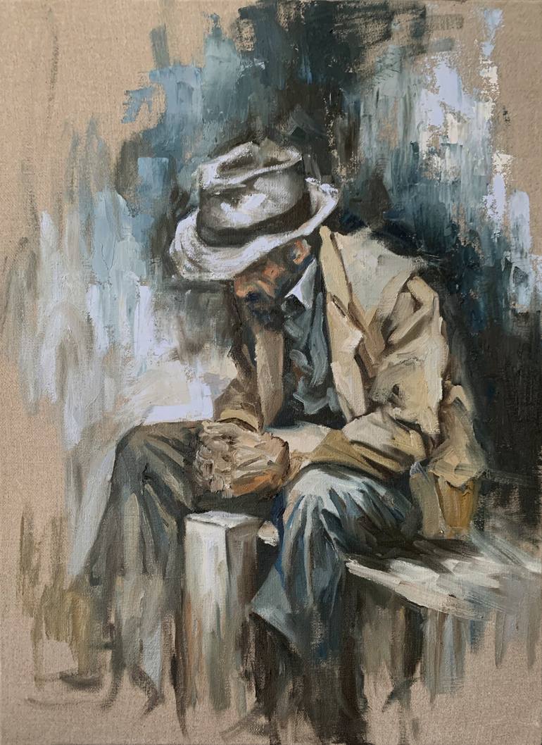 Solitude. Painting by Vita Schagen | Saatchi Art