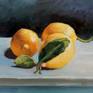 3 Lemons. Still life Painting by Vita Schagen | Saatchi Art