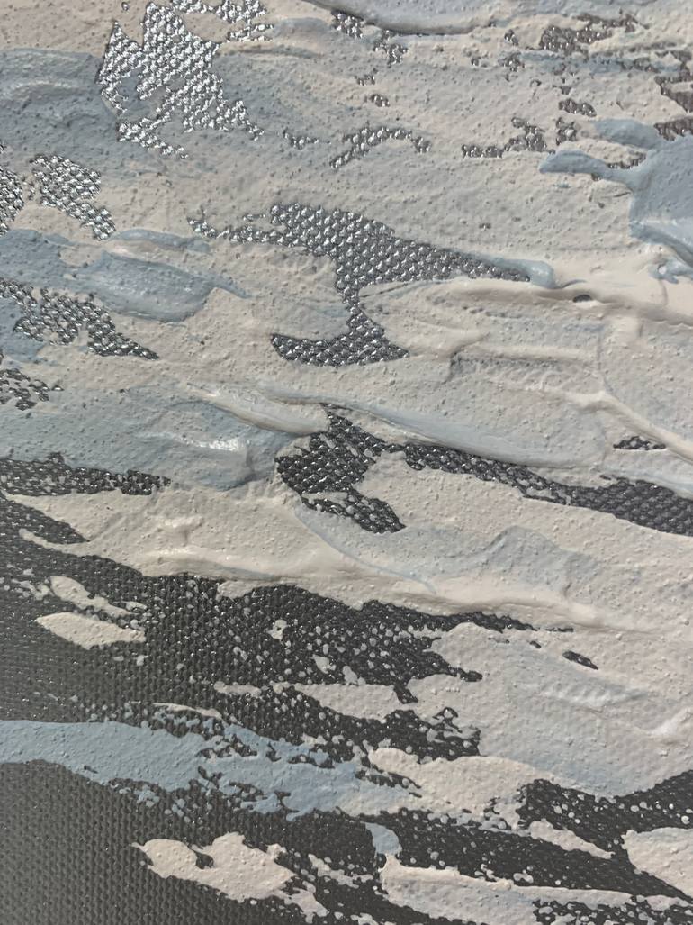 Silver ocean. Painting by Vita Schagen | Saatchi Art