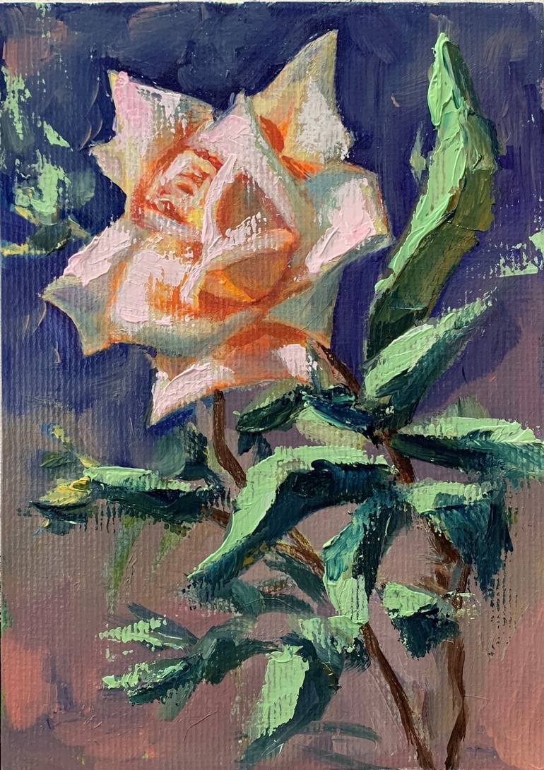 Rose. Flower. Painting by Vita Schagen | Saatchi Art