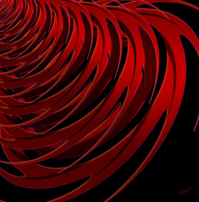 Ribbons in Space Painting by Paul Frangipane | Saatchi Art