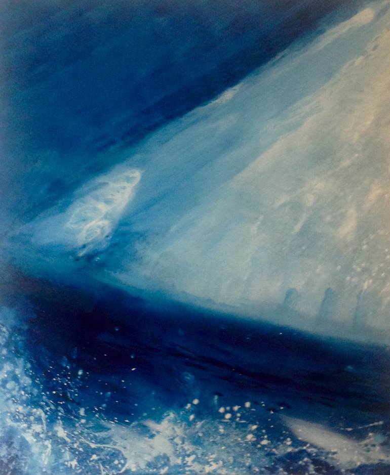 on the water Painting by ruth irvine | Saatchi Art