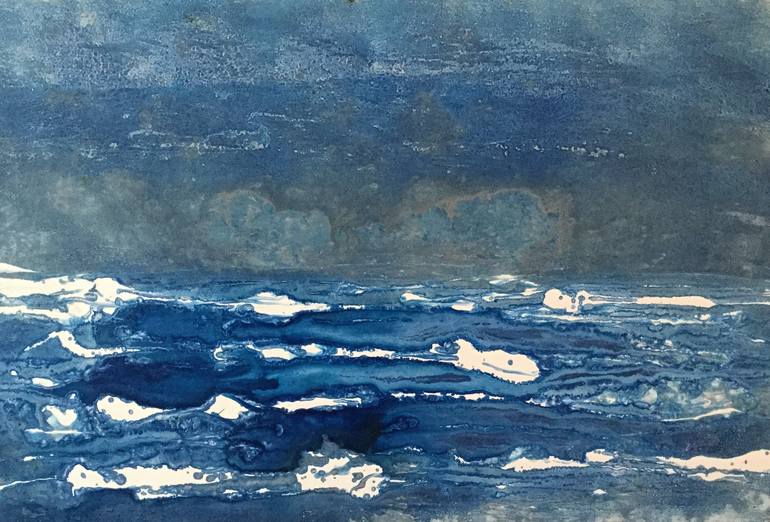 'The sea' series Painting by Ruth Irvine | Saatchi Art