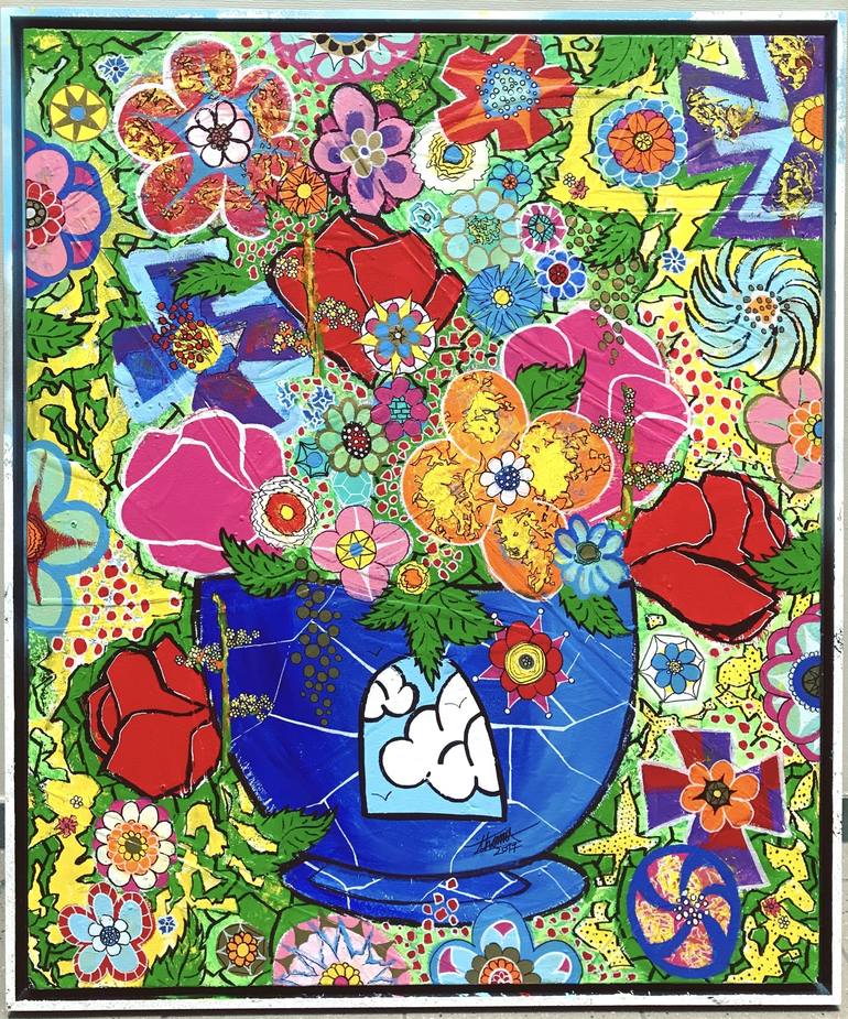 Candide Flowers. Painting by Thomas Iser | Saatchi Art