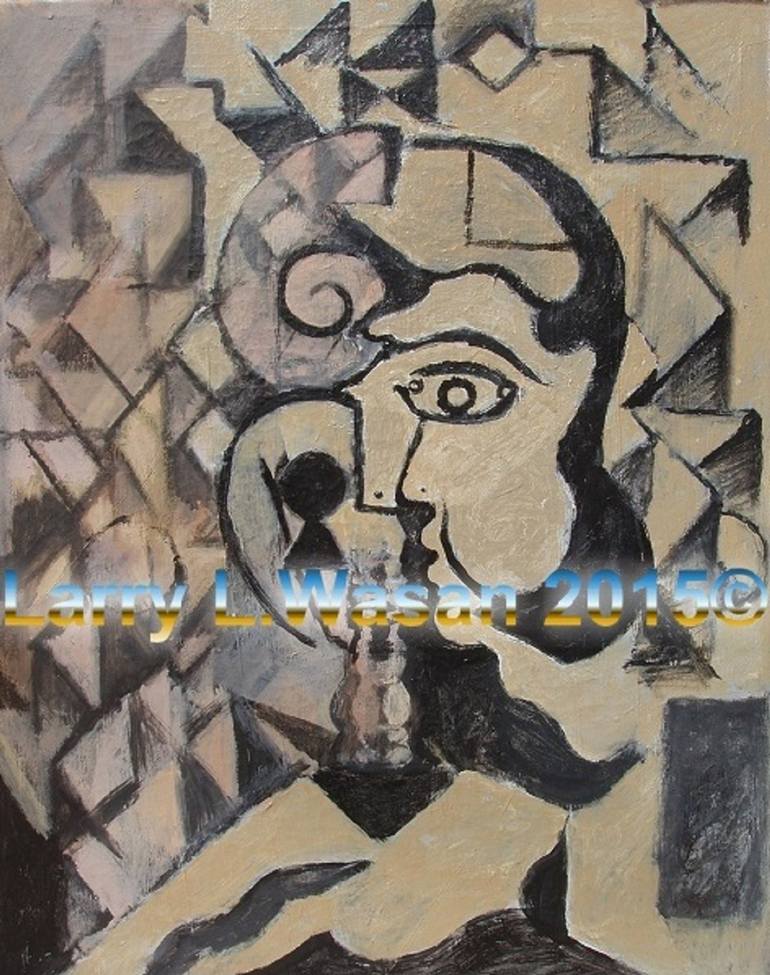 The Interruption Painting by Larry L Wasan | Saatchi Art