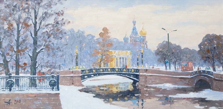 Mikhailovsky Garden Painting by Alexander Alexandrovsky | Saatchi Art