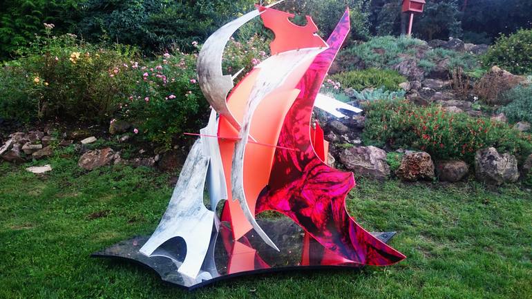 Holubár, the muscle monster Sculpture by Edit Huszthy | Saatchi Art