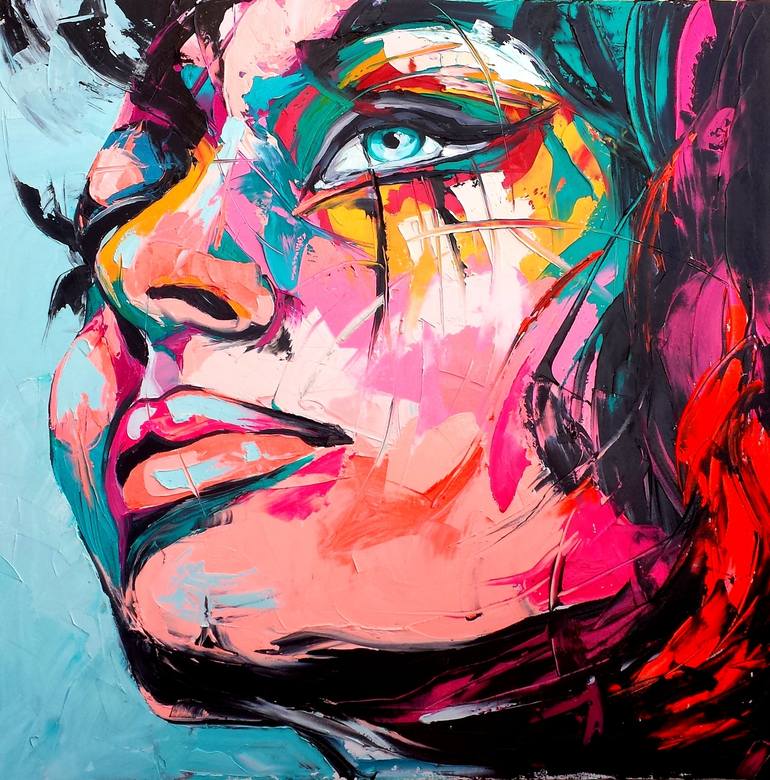 Serie oil Sophia Loren Painting by Lara Kaló | Saatchi Art