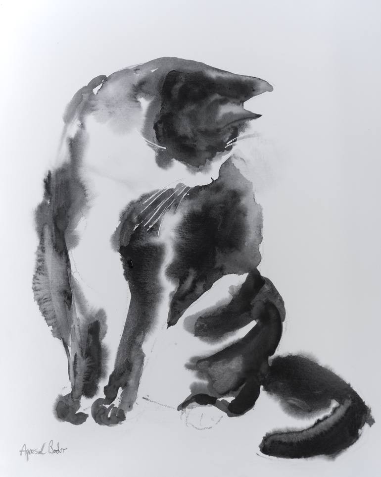 Bubi Painting by Agnes Bodor | Saatchi Art