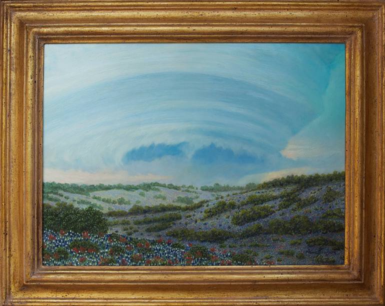 Picking Bluebonnets Texas Hill Country Painting by Daniel kendrick ...