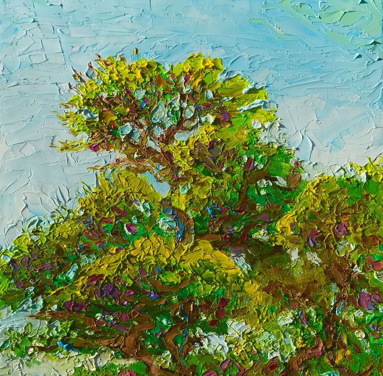 Flowering Tree Painting by Mark Rutkowski | Saatchi Art