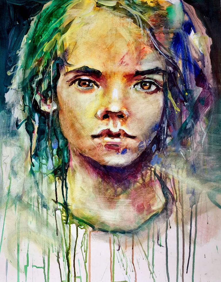 Colour of Youth 2 Painting by Anthony Barrow | Saatchi Art