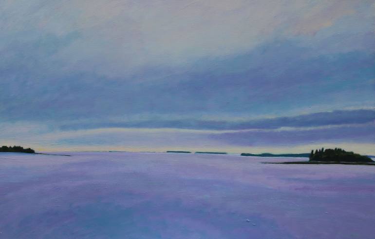Out From Cape Split Painting by Jane McNichol | Saatchi Art