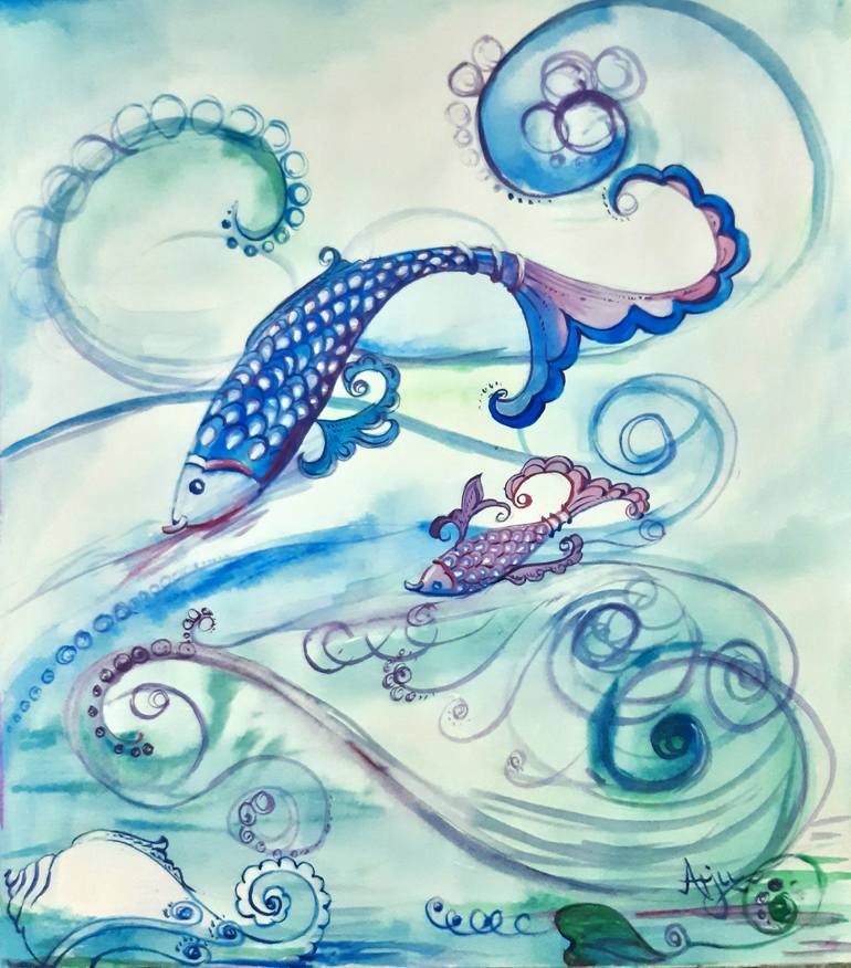 Kalpana Painting by Anju Gangwar | Saatchi Art