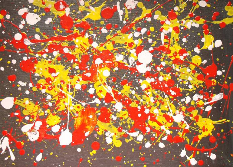 Abstract Painting-Condiments Painting by Mazlyn M | Saatchi Art