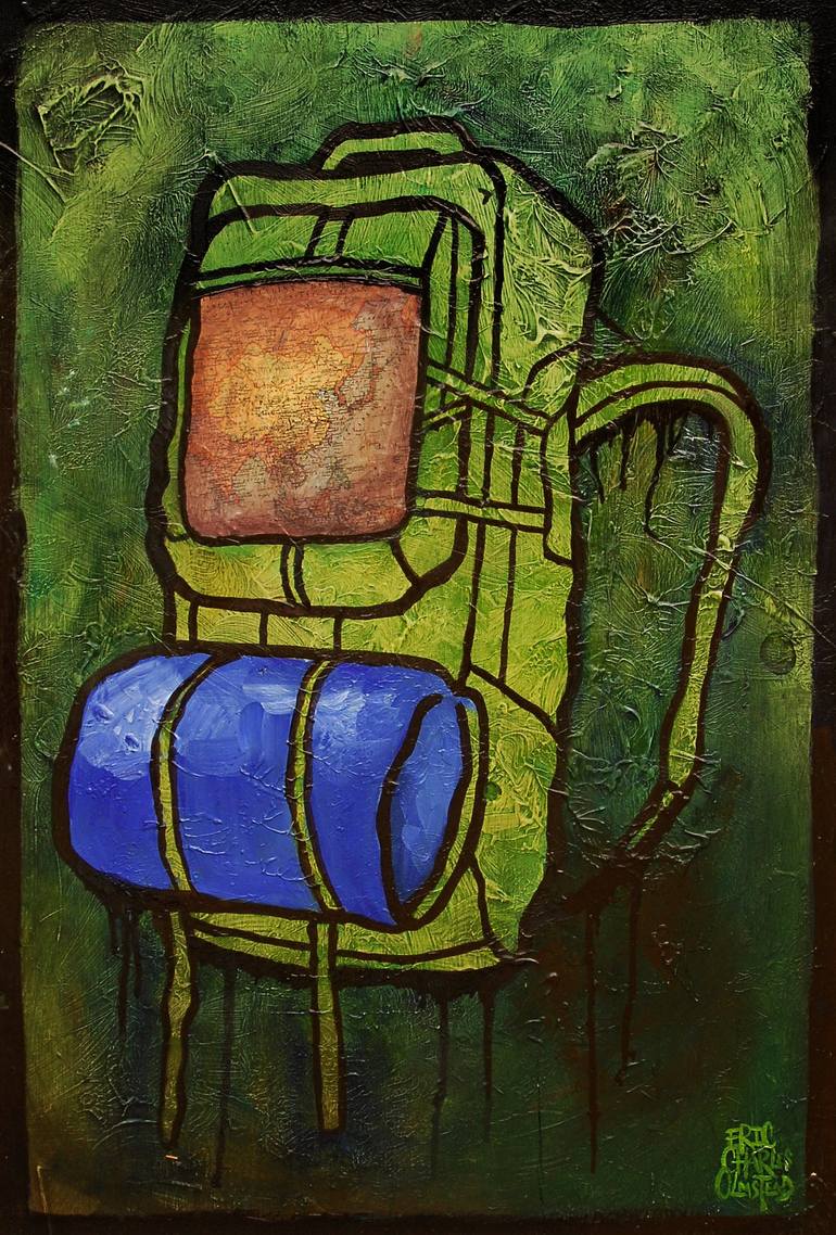 The Backpack Painting by Eric Charles Olmstead | Saatchi Art