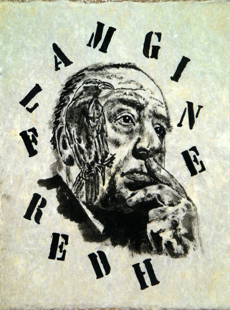 ENIGMA ALFRED Drawing by Plinio Martelli | Saatchi Art