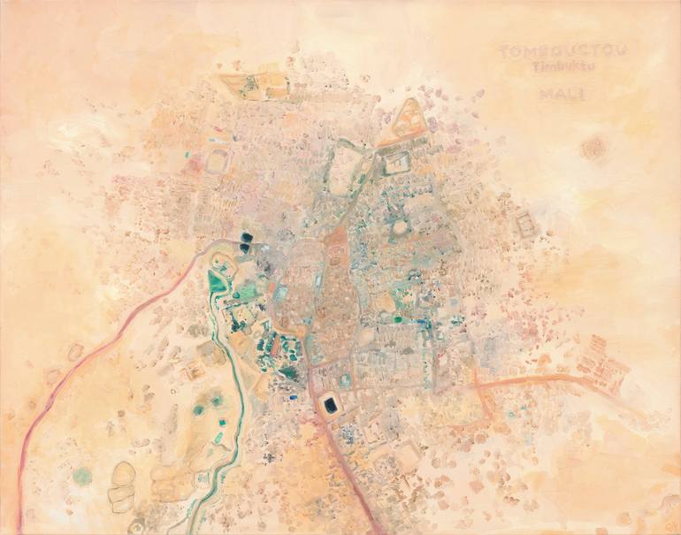 Timbuktu, Mali Painting by Olivia Serrill | Saatchi Art