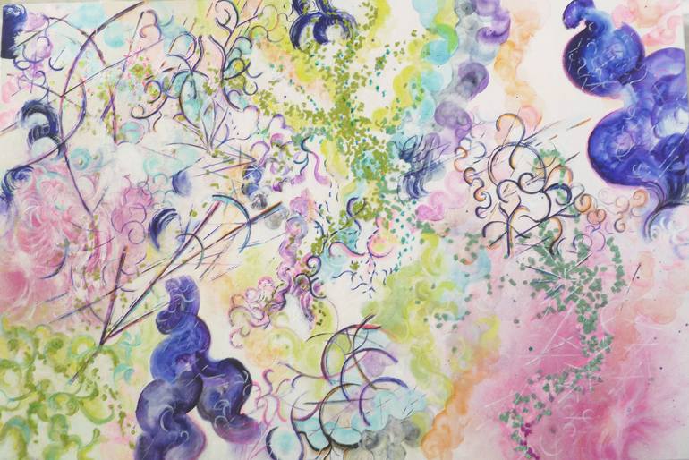 Coded Message from Homesick Alien Bride Painting by Ptychka Птичка ...