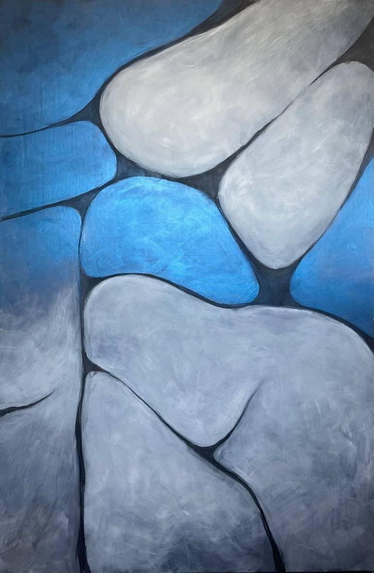 Kissing the universe Painting by Natalia Esanu | Saatchi Art