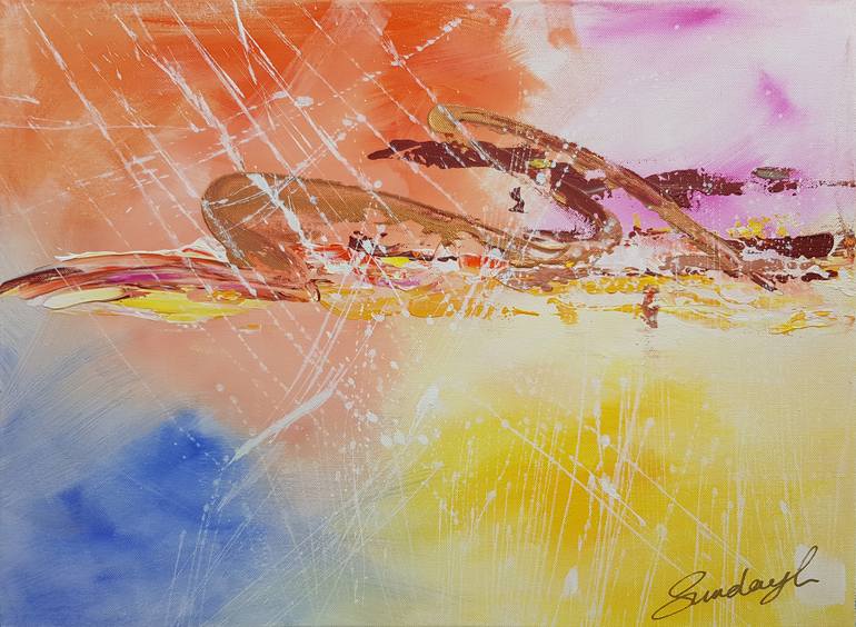 Splash of Sunlight Painting by Sunday L | Saatchi Art