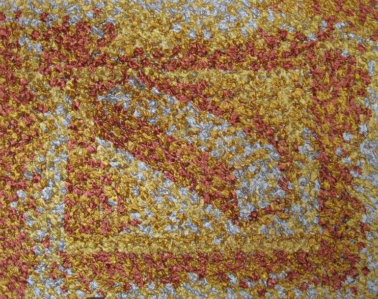 Loadstone in golds Painting by James Rowell | Saatchi Art