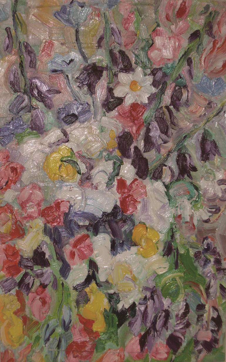 Flowers Painting by Hasmik Hovhannisyan | Saatchi Art