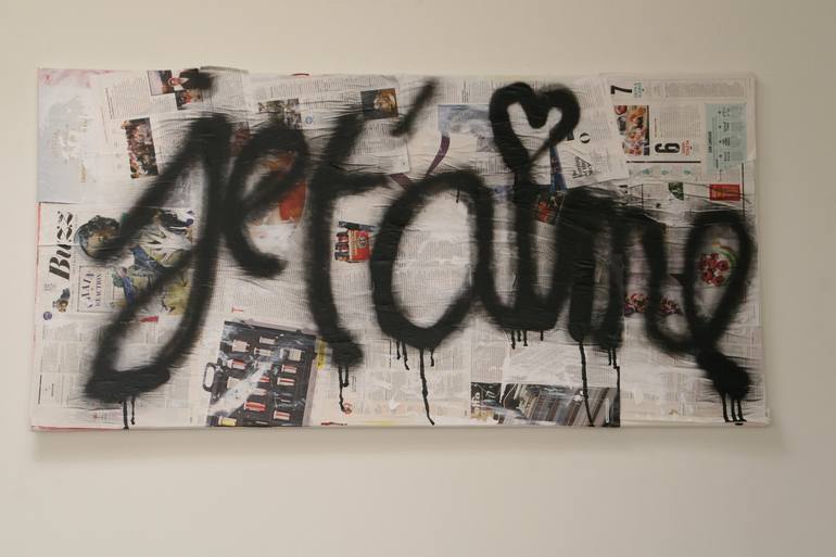 JE T AIME Collage by Stephane SALIN | Saatchi Art