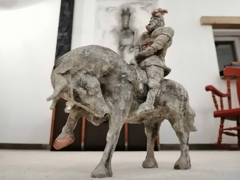 Skenderbeu Sculpture by Mateo Kos | Saatchi Art