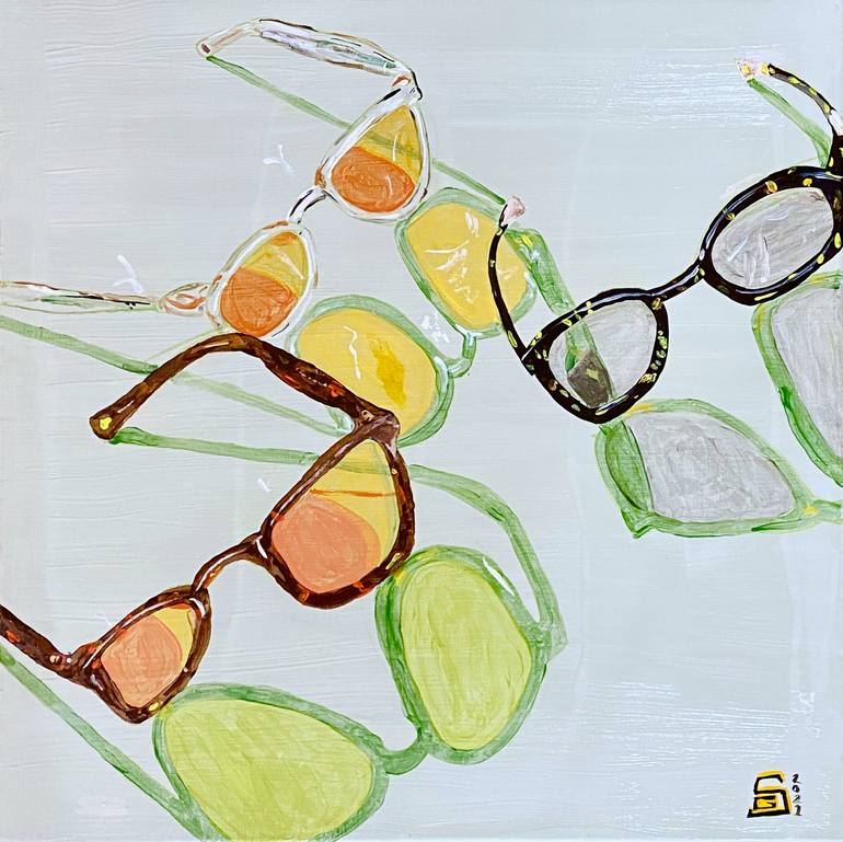 Spectacle Painting by Stephan Glicken | Saatchi Art