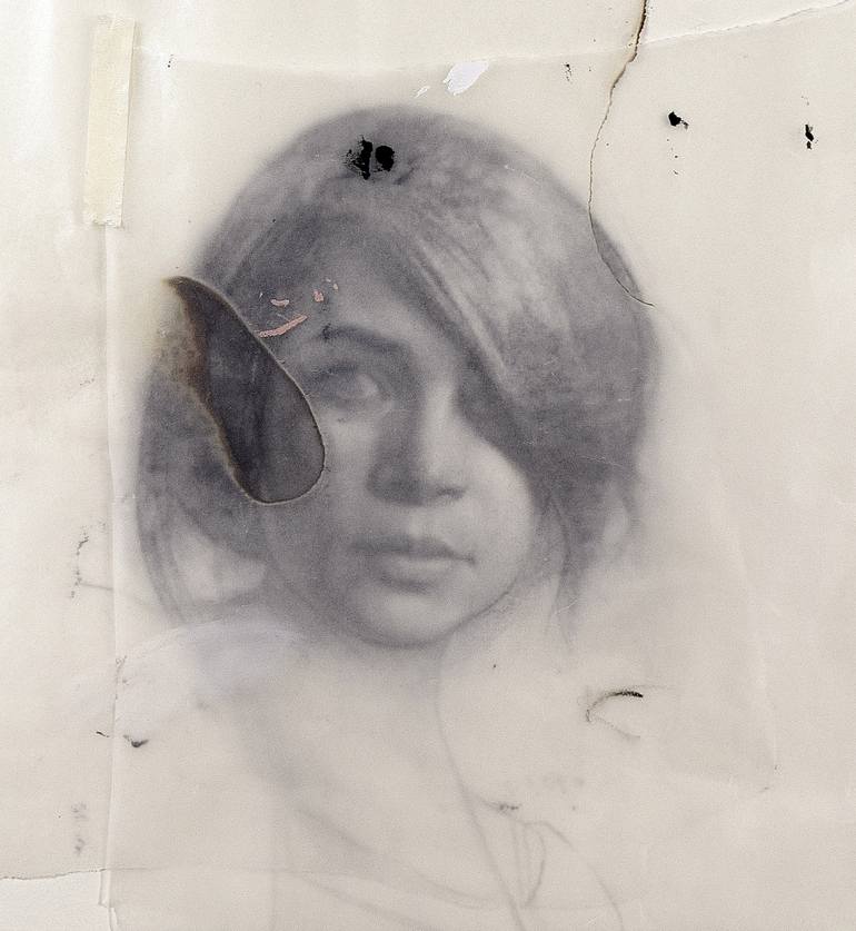 Portrait of Mia Drawing by Daniel Segrove | Saatchi Art