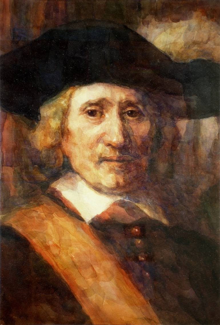 Copy. Rembrandt Harmensz van Rijn The Standard Bearer. Floris Soop ...