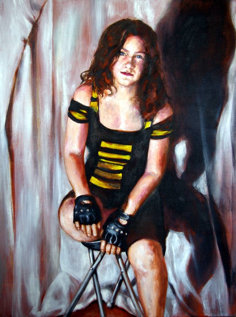 Diana Painting by Leyla Aysel Munteanu | Saatchi Art