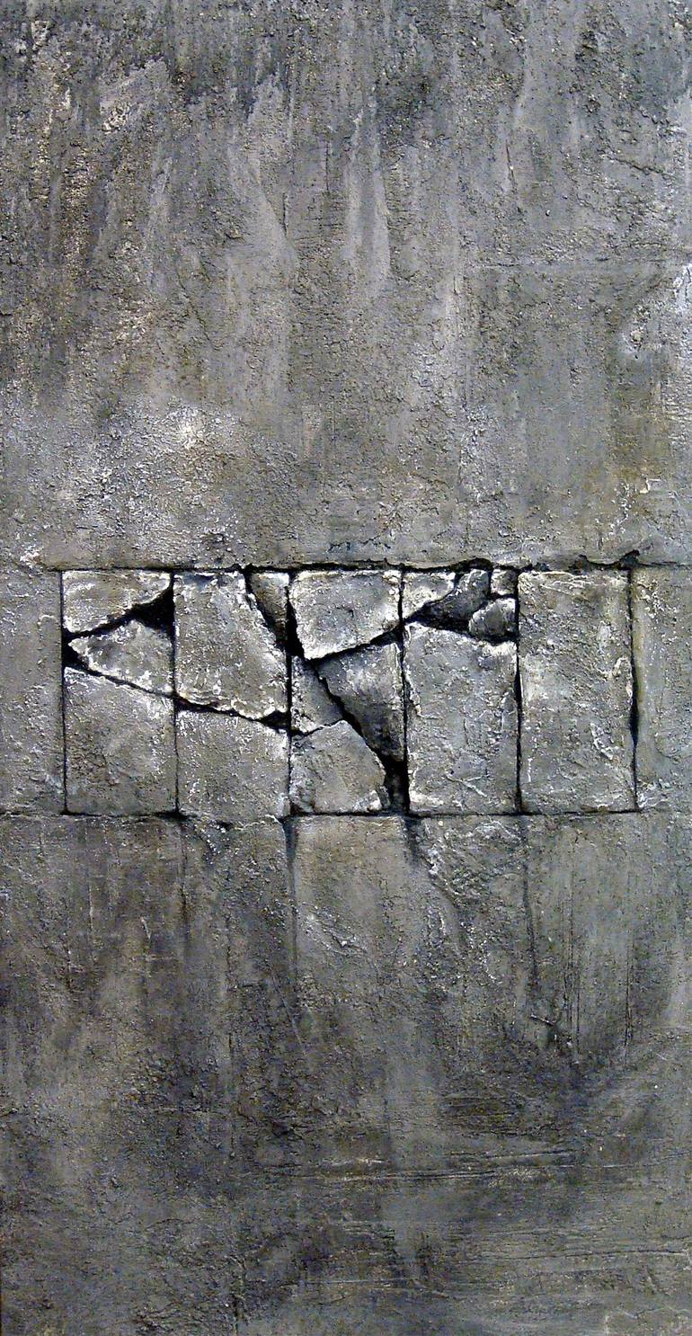 The bricks row Painting by Leyla Aysel Munteanu | Saatchi Art