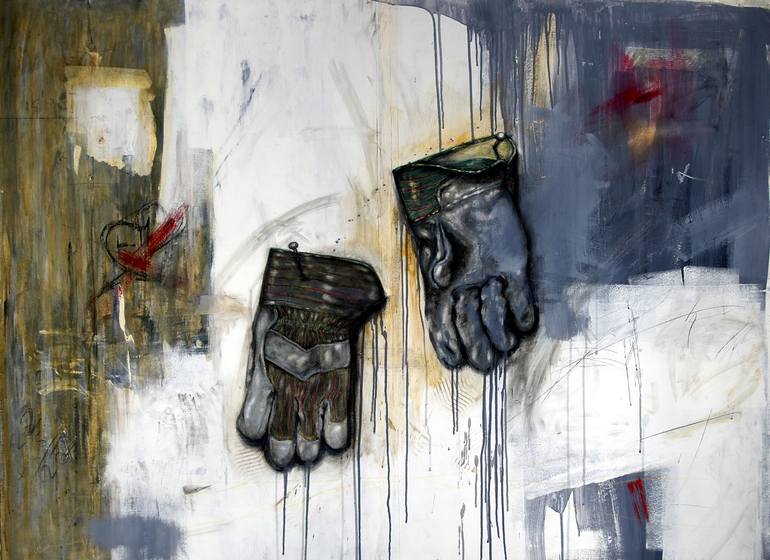 Work gloves Drawing by Leyla Aysel Munteanu | Saatchi Art