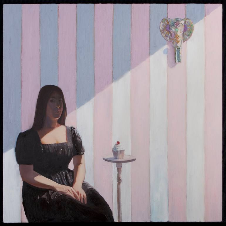 Diana Displays Her Talents Painting by Drea Cofield | Saatchi Art