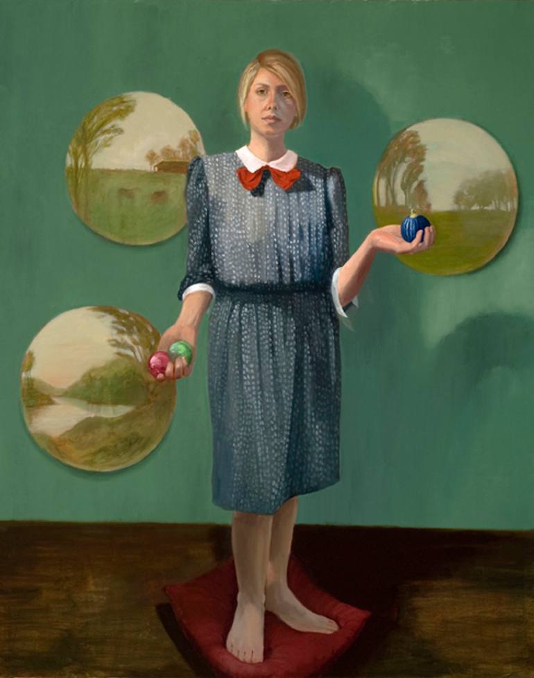 The Juggler Painting by Drea Cofield | Saatchi Art