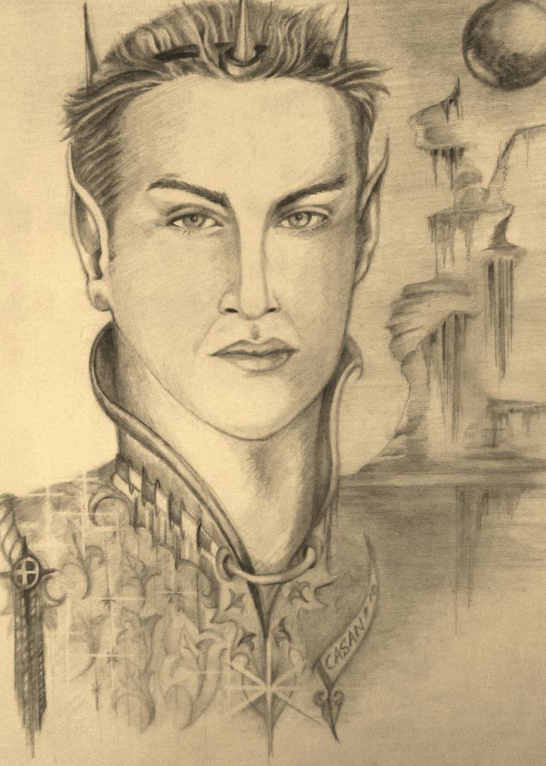 Oberon Drawing by Rachel Henderson | Saatchi Art