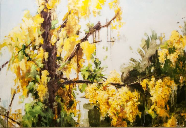Cassia Spitula - SOLD Painting by Lior Amihai | Saatchi Art