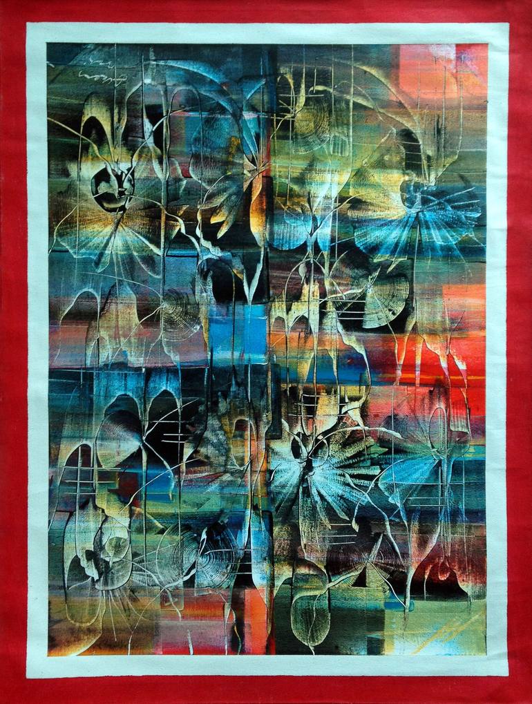 Abstract Painting by Natalia Davis | Saatchi Art