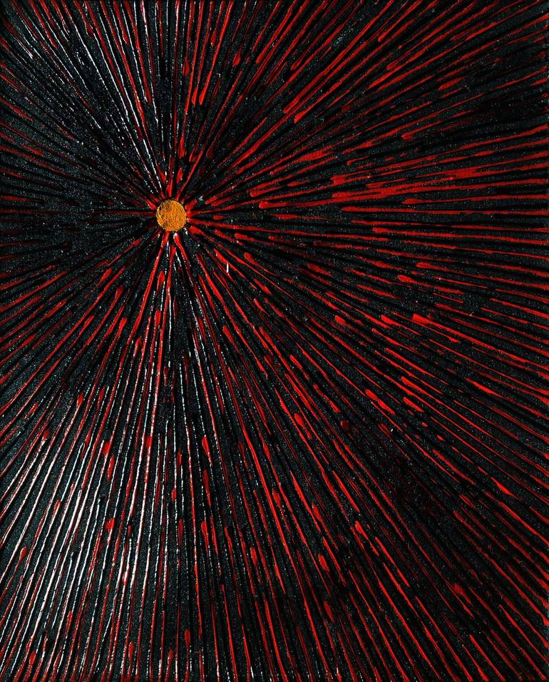 Japanese Sun Painting by Natalia Davis | Saatchi Art