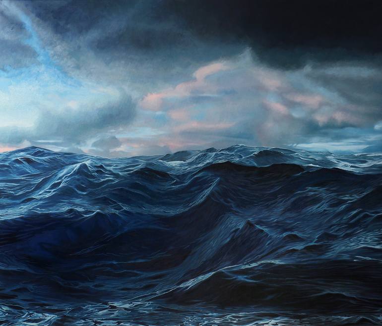 Poseidon Painting by Eldon Luarasi | Saatchi Art