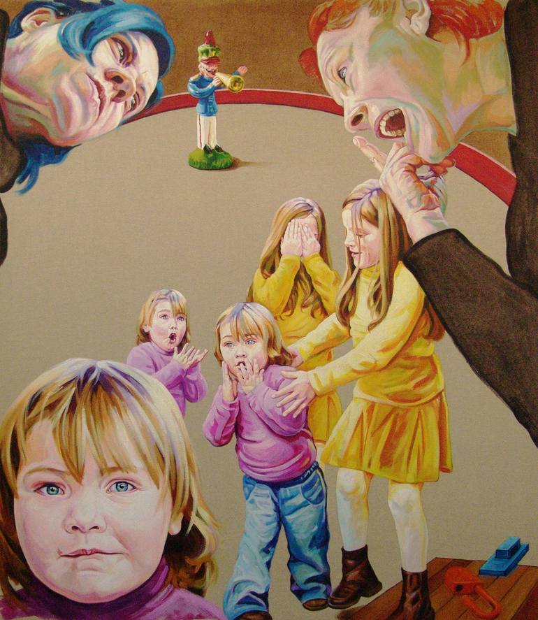 Zangam-se as comadres conhecem-se as verdades SOLD Painting by Cristina ...