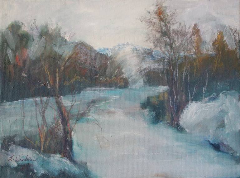 Winter musings Painting by Lillian Winkler | Saatchi Art