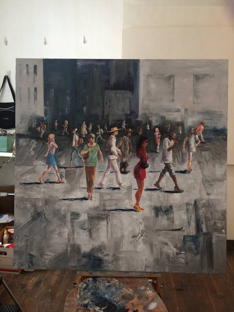 Diel Vertical Migration Painting by Emily Cathcart | Saatchi Art