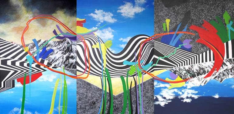 Who's stealing the tart? Painting by Lidija Matulin | Saatchi Art