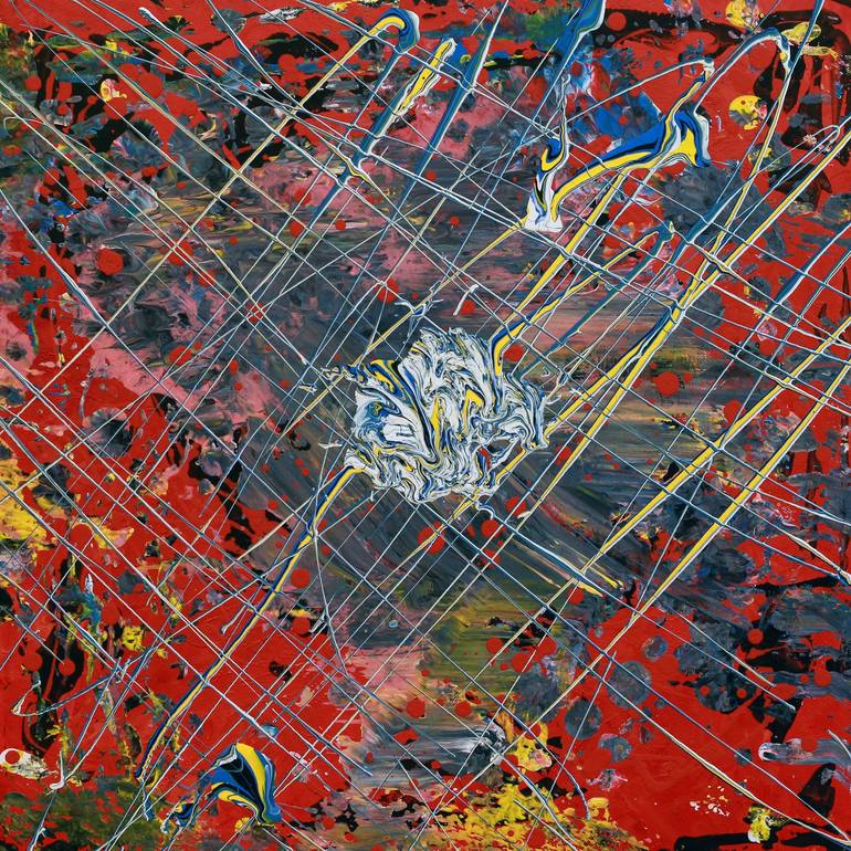 Eastern Attack Painting by Christina Stavers | Saatchi Art