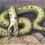 GRASS SNAKE ~ NATRIX - NATRIX Painting by Mahendra Rathod | Saatchi Art